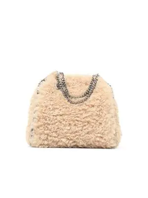 Stella McCartney Mini Falabella Bag In Eco Alter Shearling