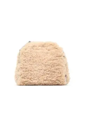 Stella McCartney Mini Falabella Bag In Eco Alter Shearling