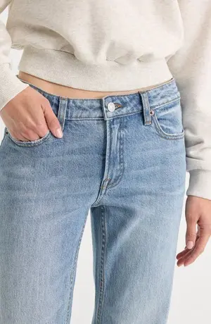 Good American Vintage Low Loose Wide Leg Jeans