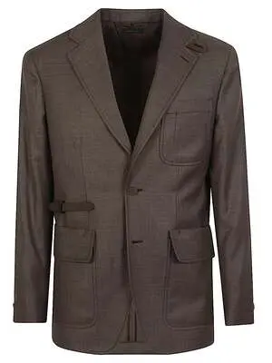 Brioni Cotton Blouson Jacket - Multicolor