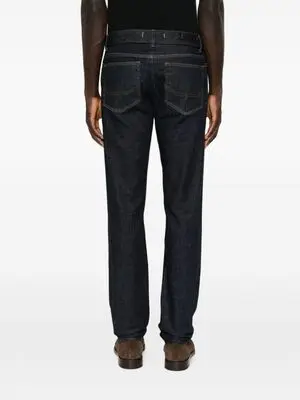 Brioni Cotton And Cashmere Denim Jeans