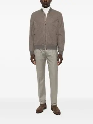 Brioni Cashmere Bomber Jacket