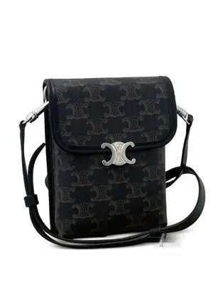 Celine Triomphe Canvas Pouch - Multicolor