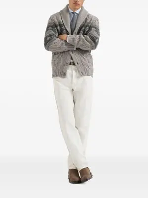 Brunello Cucinelli Wool And Silk Blend Cardigan
