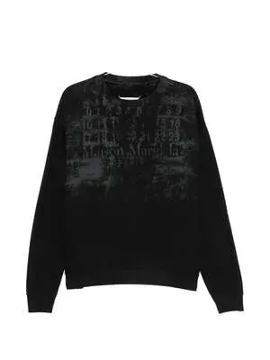 MAISON MARGIELA Maison Margiela Men Logo Cotton Sweathirt Multicolor