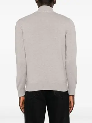 Brioni Cashmere High Neck Cardigan