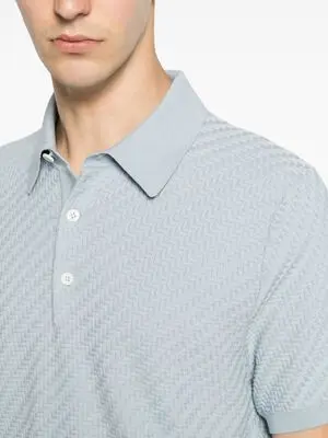 Brioni Cotton And Cashmere Polo Shirt