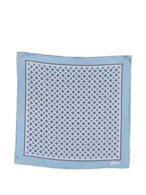 BRIONI Brioni Men Printed Silk Pocket Square
