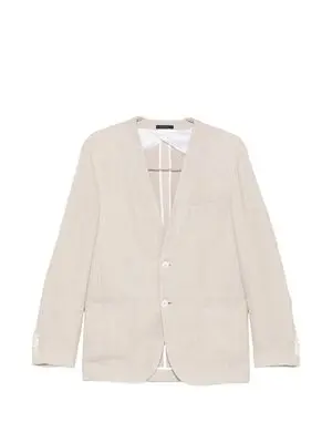 Brioni Linen And Silk Blend Jardigan