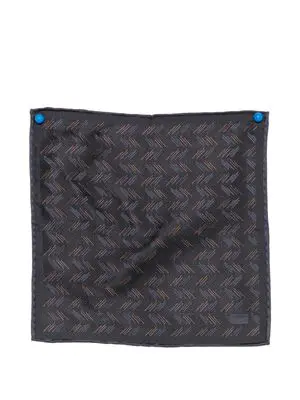 Brioni Printed Pocket Square - Multicolor