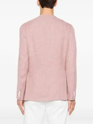 Brioni Linen And Silk Blend Jardigan