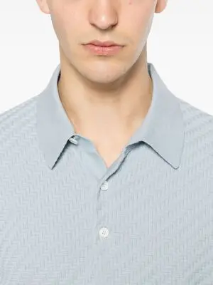 Brioni Cotton And Cashmere Polo Shirt