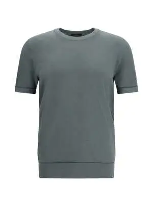 Brioni Piquet Cotton T-shirt
