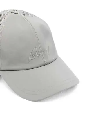 Brioni Embroidered Logo Baseball Cap