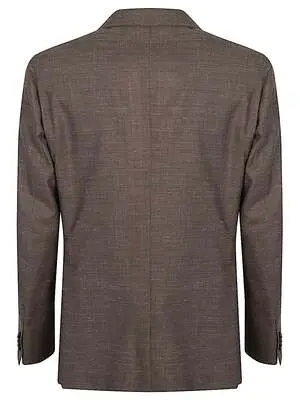 Brioni Wool And Silk Single-breasted Jacket