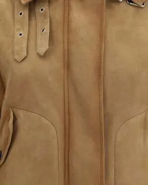 Ermanno Scervino Heritage Detail Suede Aviator Bomber Jacket