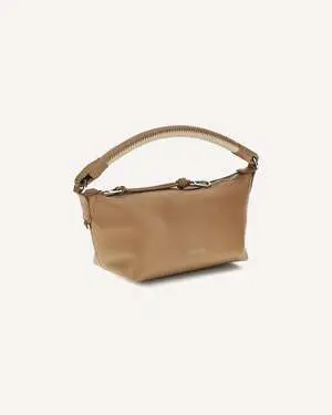 Loewe Mini Cala Lamb Leather Shoulder Bag - Brown