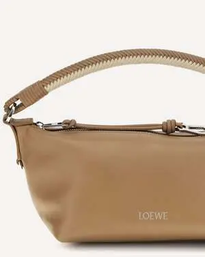 Loewe Mini Cala Lamb Leather Shoulder Bag - Brown