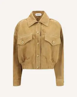 Versace Suede Blouson Jacket