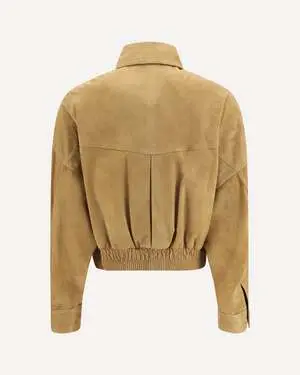 Versace Suede Blouson Jacket