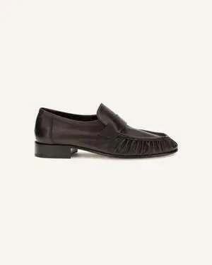 THE ROW Soft Suede Loafers