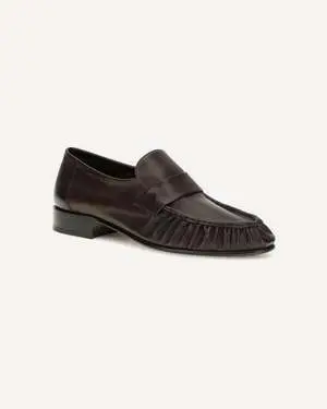 THE ROW Soft Suede Loafers