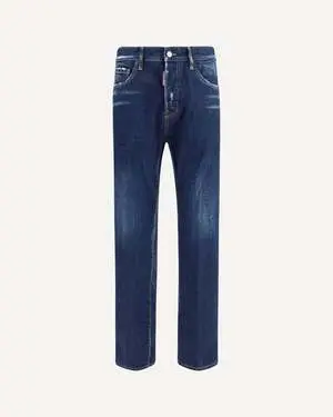 Dsquared2 Straight Leg Denim Jeans