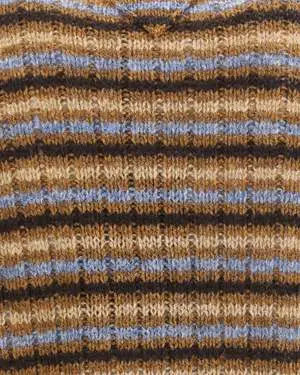 Prada Wool Crewneck Sweater With Multicoloured Stripes