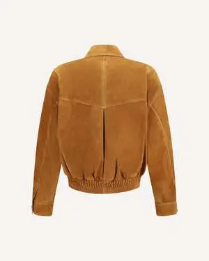 Versace Leather Button Jacket