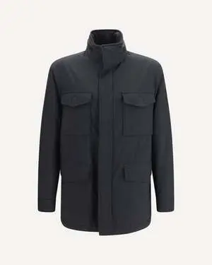 Brioni Performa Wool Blend Ahariana Jacket - Blue