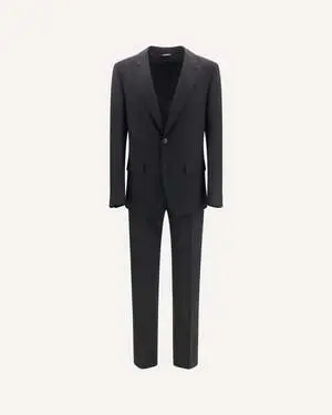 Dolce & Gabbana Martini Light Single-breasted Wool Gabardine Suit