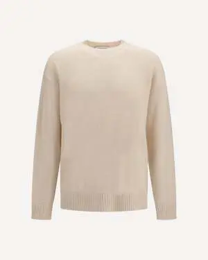 LANEUS Cashmere And Silk Crewneck Sweater