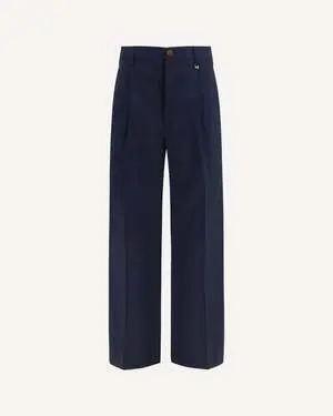 VIVIENNE WESTWOOD Rafael Wide-leg Virgin Wool Pants - Blue