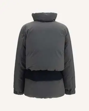 Sacai Double Padded Jacket With Zip Closure
