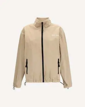 Miu Miu Gabardine Jacket With Zip