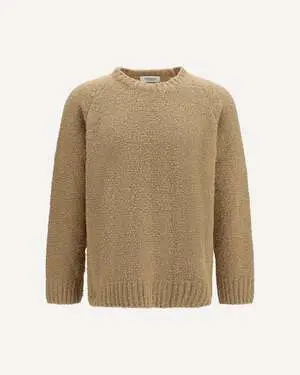 LANEUS Crewneck Sweater - Beige