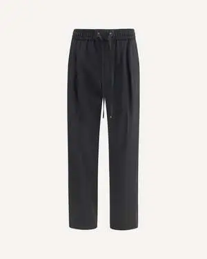 Dolce & Gabbana Wool Gabardine Jogger Pants - Black
