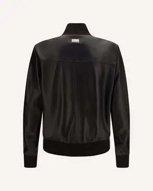 Dolce & Gabbana Lambskin Jacket With Zip