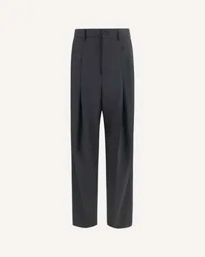 Dolce & Gabbana Wide-leg Wool Blend Tailored Pants