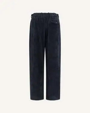 Giorgio Armani Wide-leg Ribbed Velvet Pants