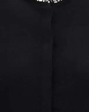 Pinko Colonia Cardigan With Jewel Collar - Black
