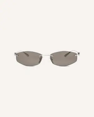 Balenciaga Geometric Oval Sunglasses