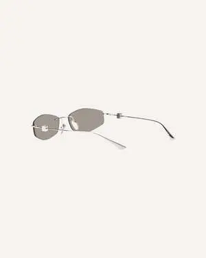 Balenciaga Geometric Oval Sunglasses