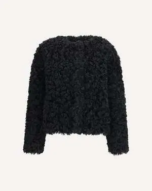 KRISTINA TI Short Plush Coat