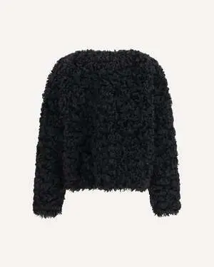 KRISTINA TI Short Plush Coat