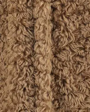KRISTINA TI Long Plush Coat