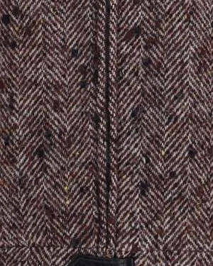KRISTINA TI Virgin Wool Blend And Leather Jacket