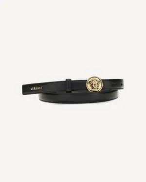 Versace Logo Leather Belt