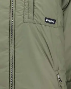 Miu Miu Padded Jacket With Zip