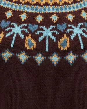 Alanui Sweet Winter" Jacquard Knit Wool Sweater